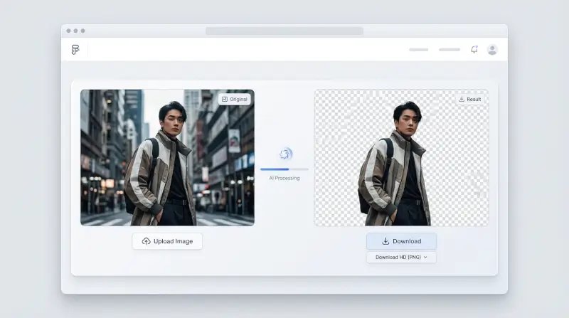 bg remove 4k Online - AI Background Remover