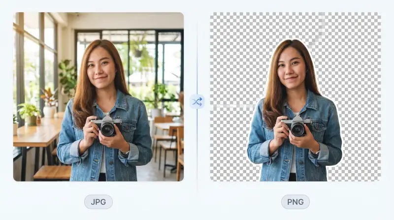 JPG to PNG Remove Background Online - Free AI Tool