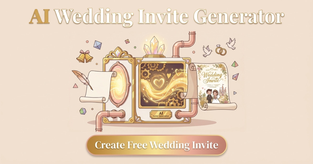 Free AI Wedding Invitation Generator - CF Studio