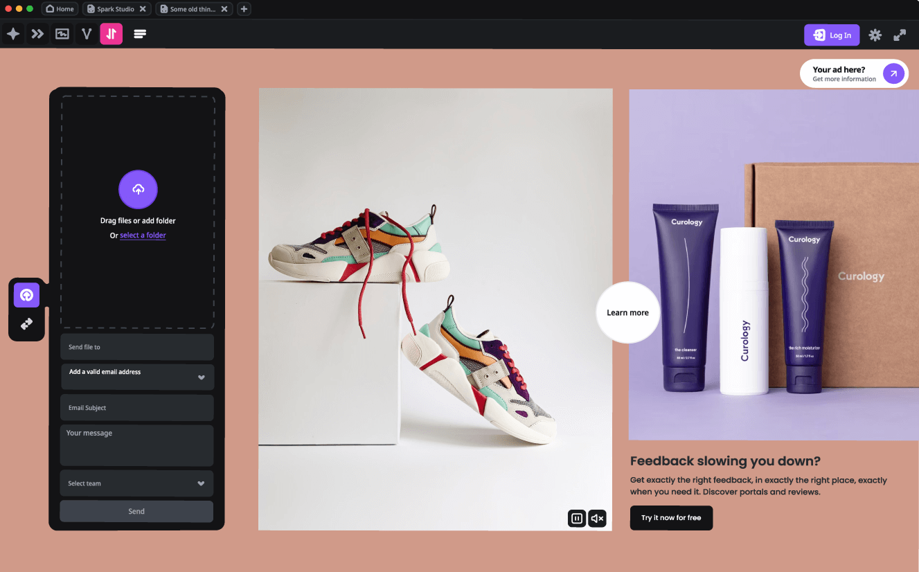 Seamless File Sharing & Advertising Solutions | Transfer