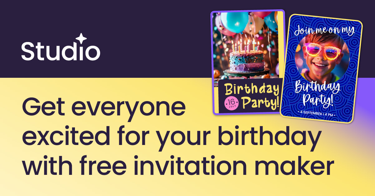Create Free Birthday Invitation Cards Online - Creative Fabrica