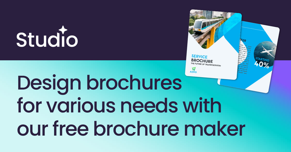 Free Brochure Maker Online - Creative Fabrica
