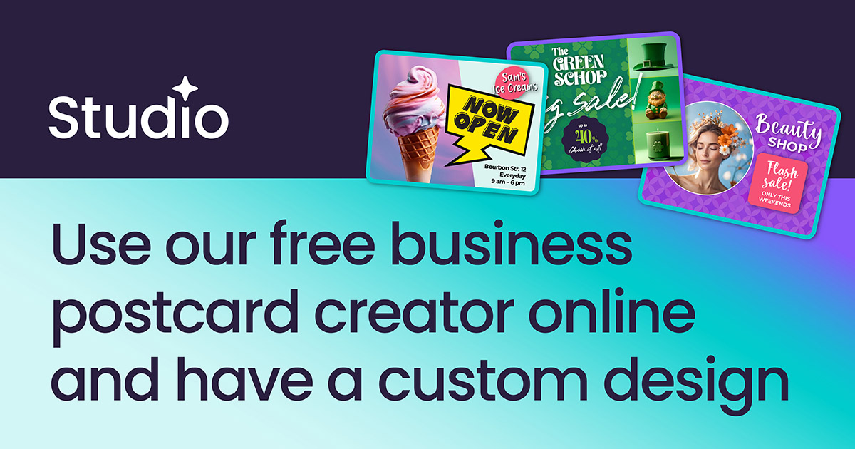 Design Business Postcards Free Online - Creative Fabrica