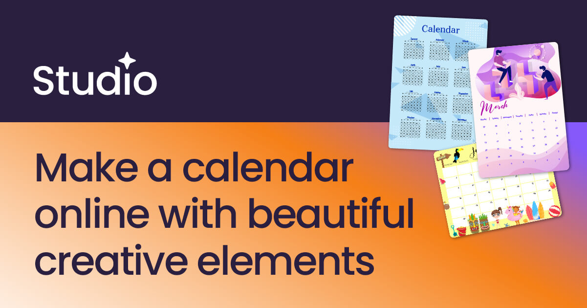 Free Custom Calendar Maker Online - Creative Fabrica