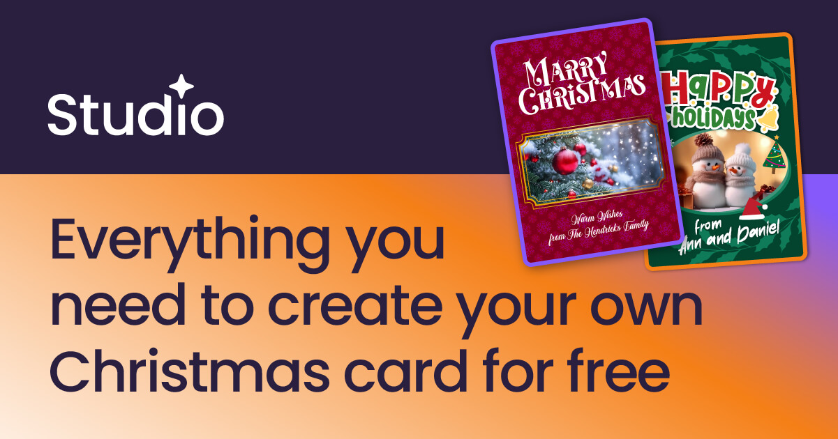 Free Online Christmas Card Maker - Creative Fabrica