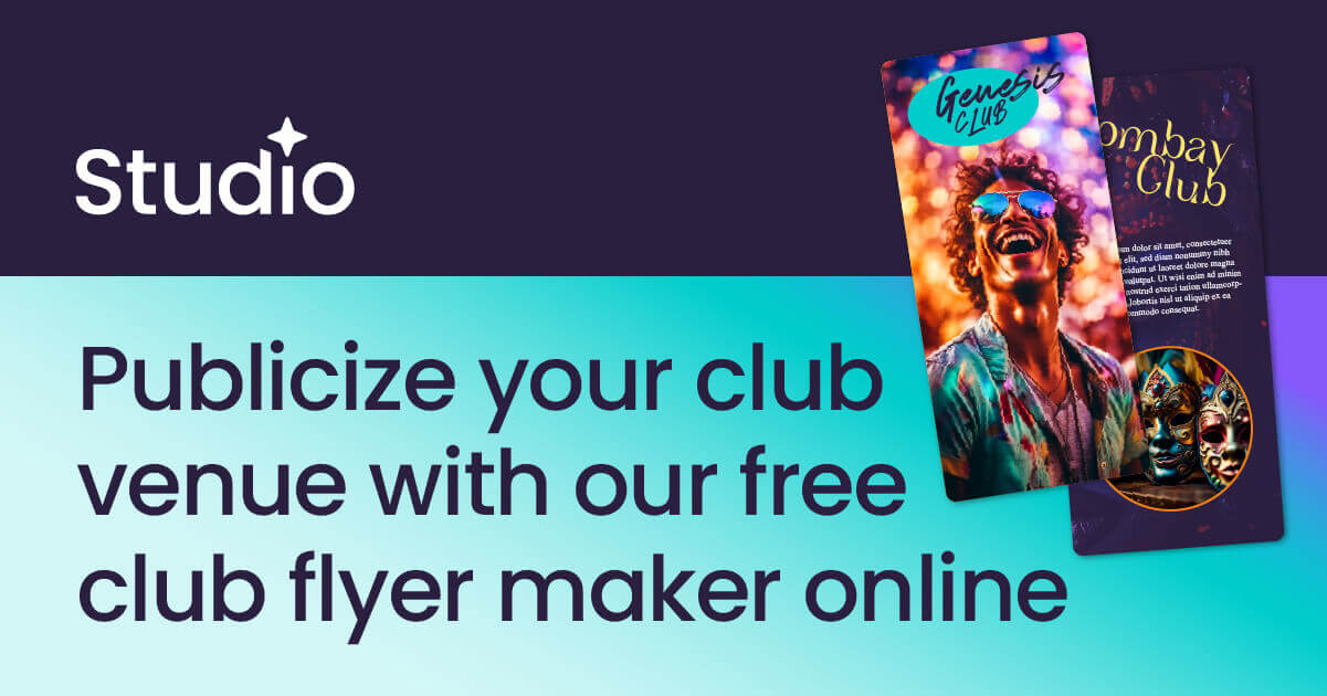 Free Online Club Flyer Maker - Creative Fabrica