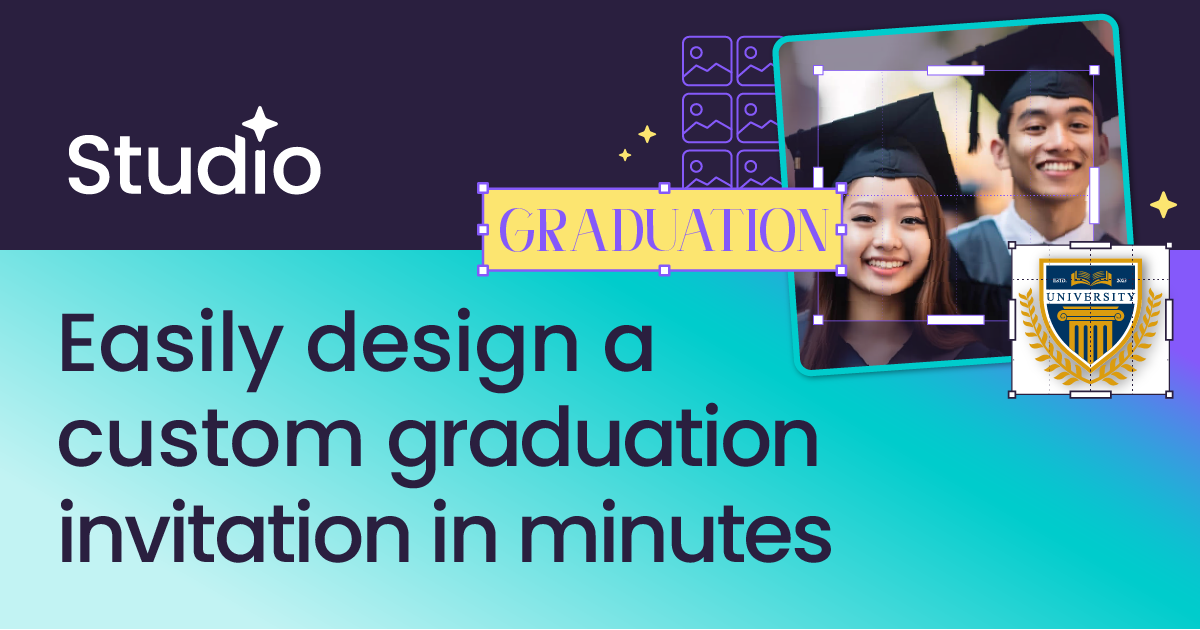 Free Custom Graduation Invitation Maker Online - Creative Fabrica