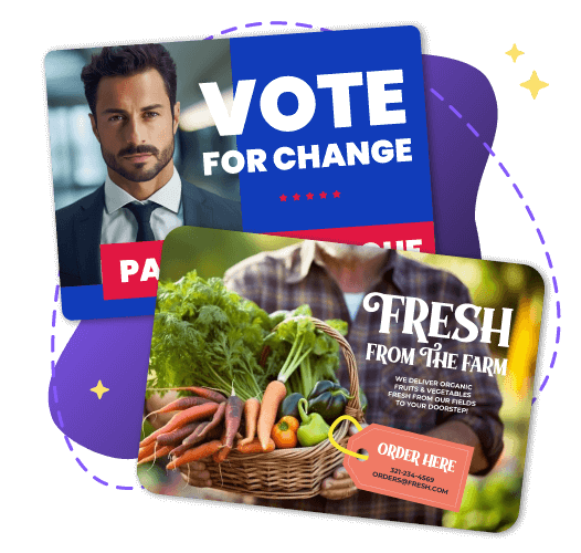 Design Direct Mailer Postcards for Free - Creative Fabrica