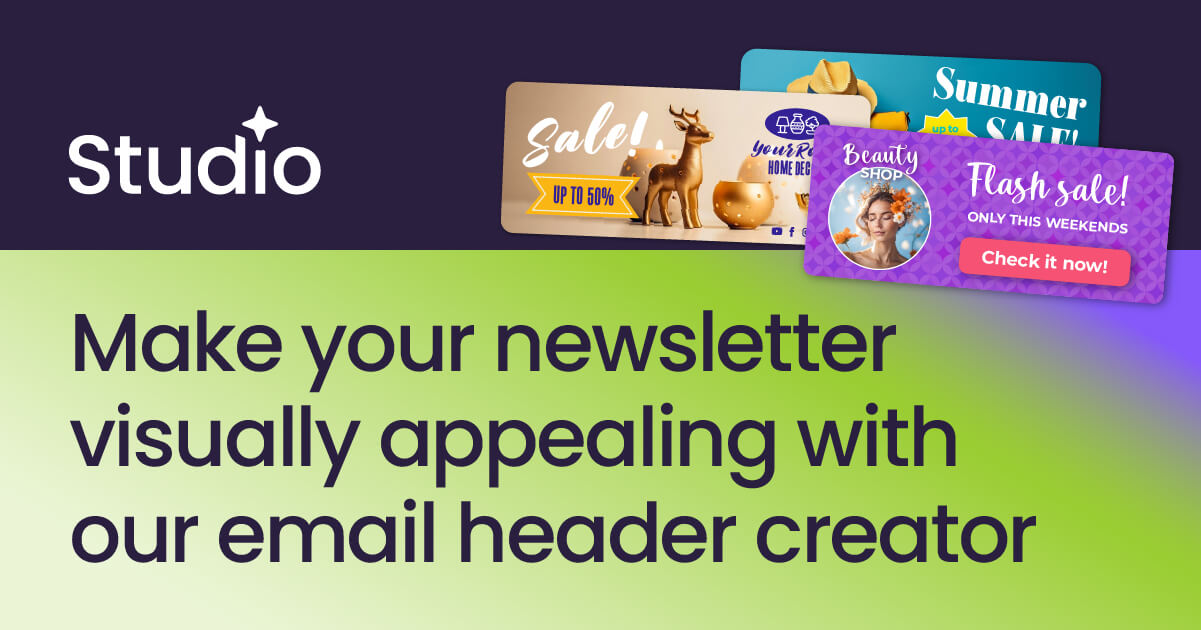 Free Email Header Generator Online - Creative Fabrica