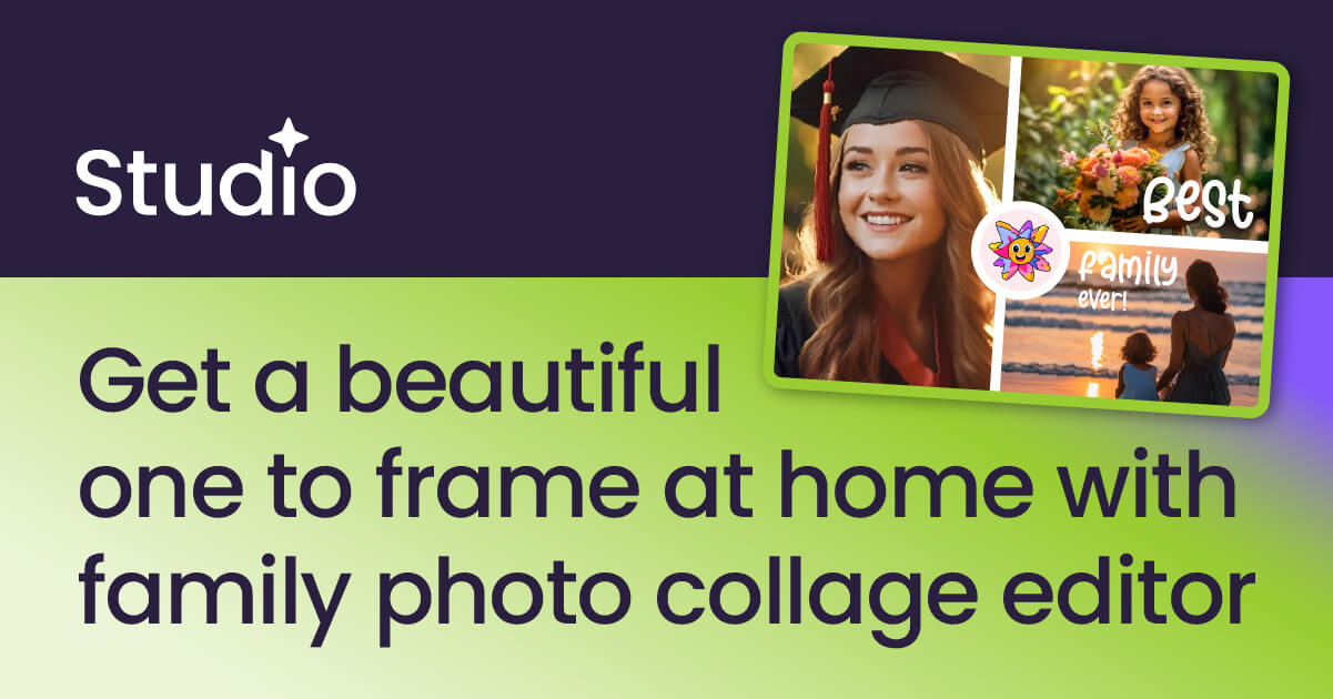 Free Family Photo Collage Maker Online - Creative Fabrica