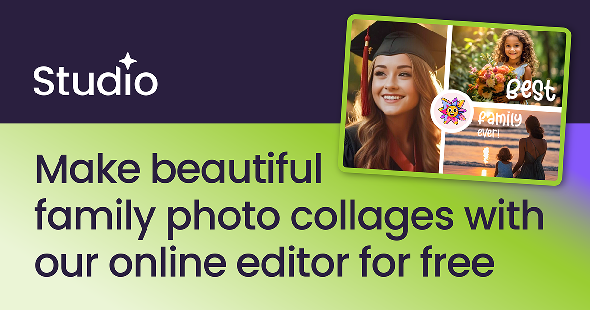 Free Family Photo Collage Maker Online - Creative Fabrica