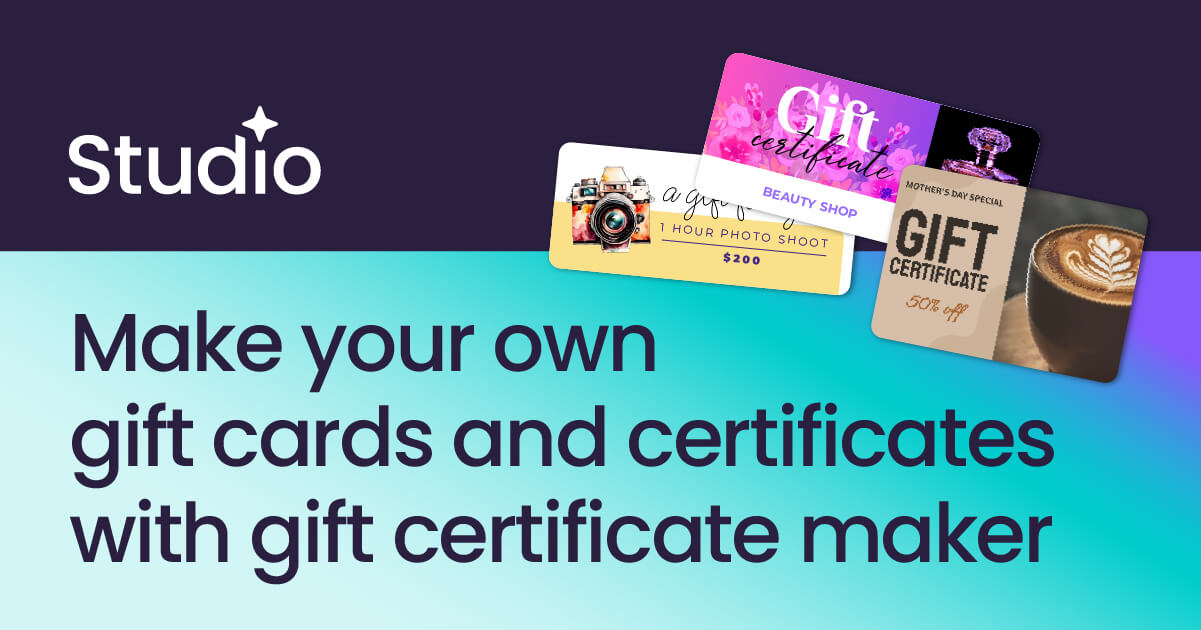 Free Gift Certificate Maker - Creative Fabrica