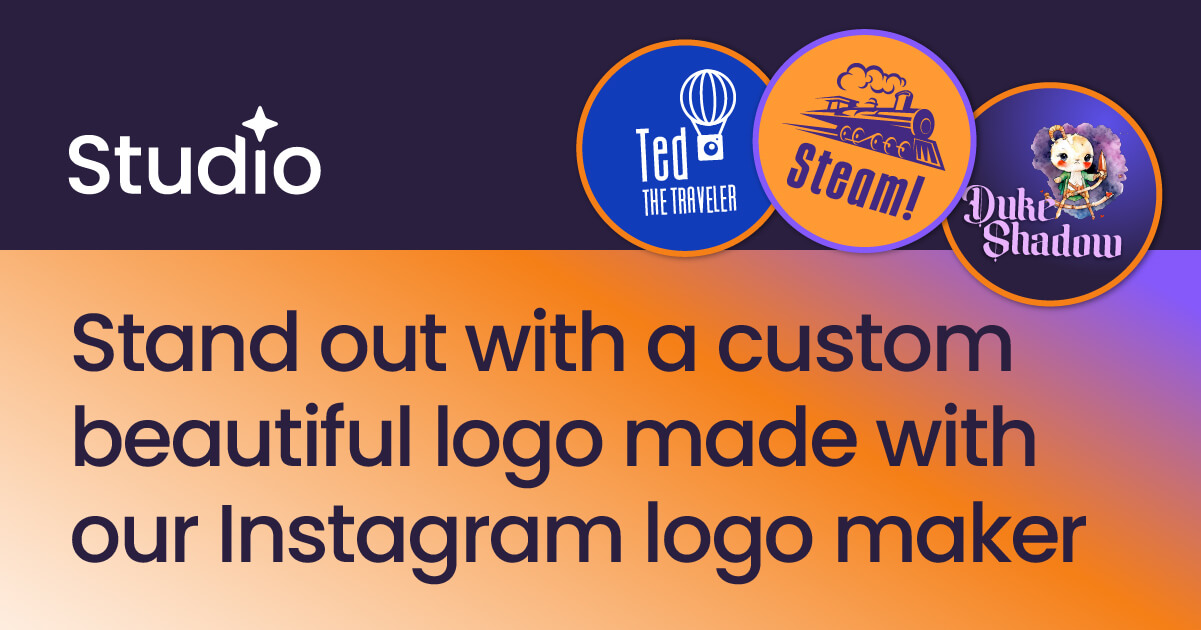 Creador gratuito de logotipos para Instagram - Creative Fabrica