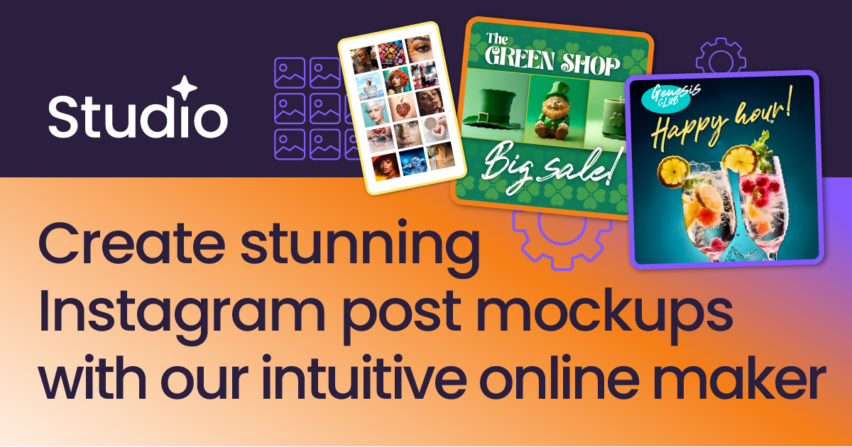 Free Instagram Post Mockup Generator Online - Creative Fabrica