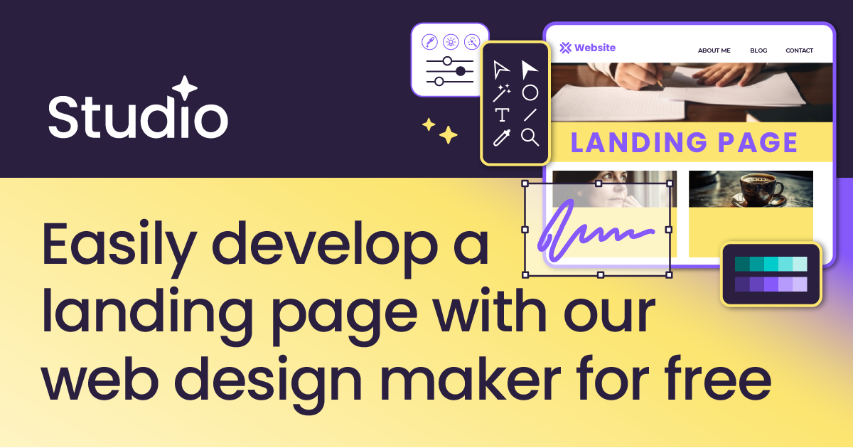 Free Landing Page Maker Online - Creative Fabrica