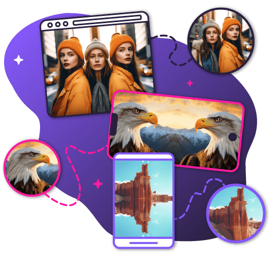 Mirror Image - Use our Online Feature for Free by Creative Fabrica