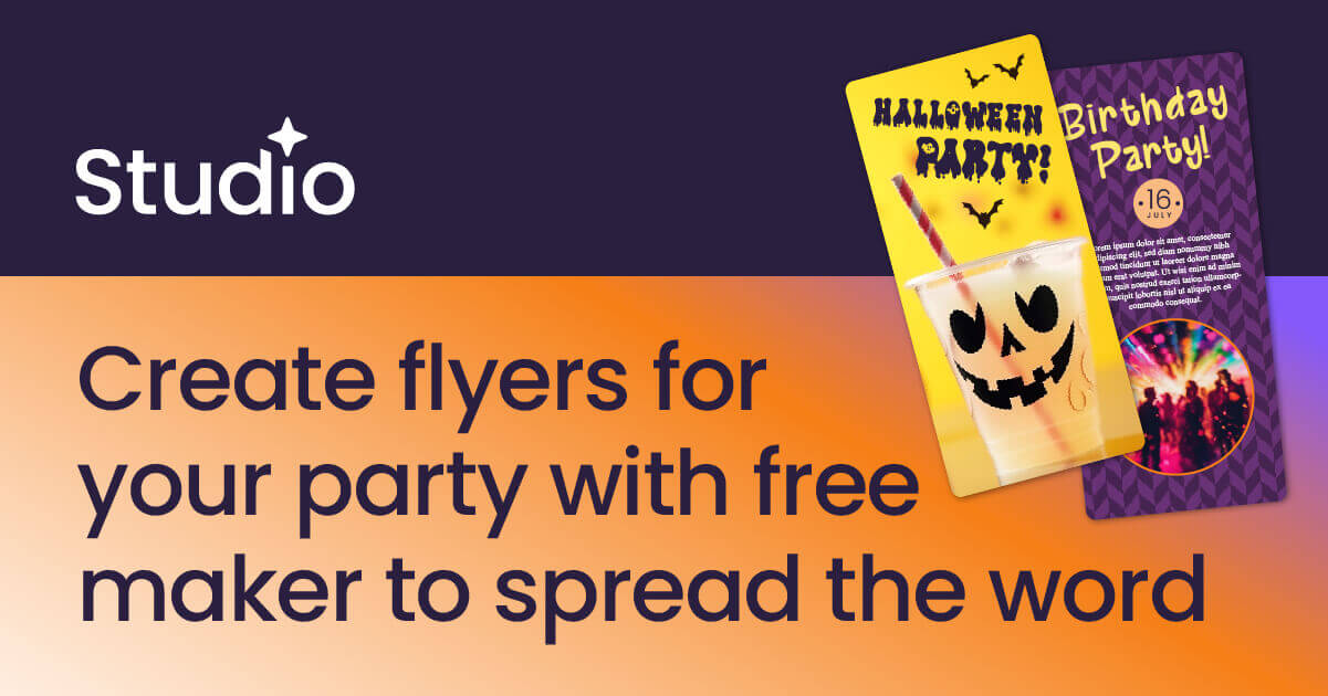Create Party Flyers for Free - Creative Fabrica