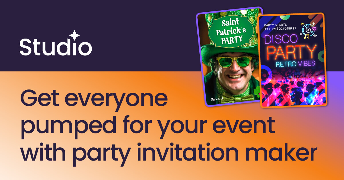 Free Online Party Invitation Maker - Creative Fabrica