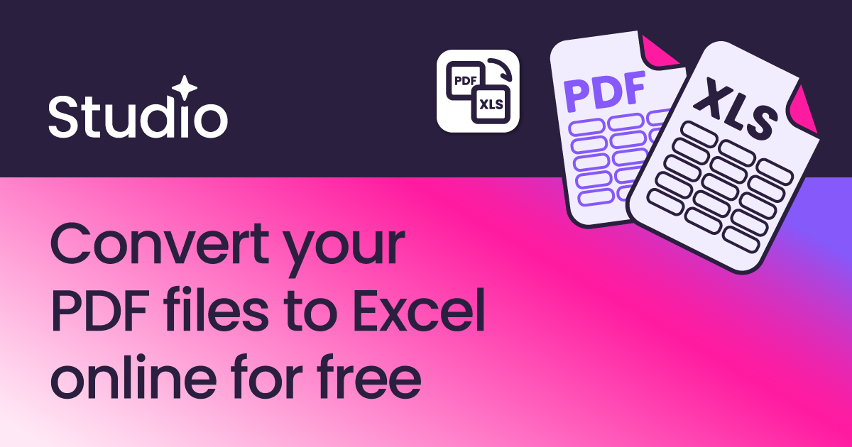 Free PDF To Excel Converter Online - Creative Fabrica