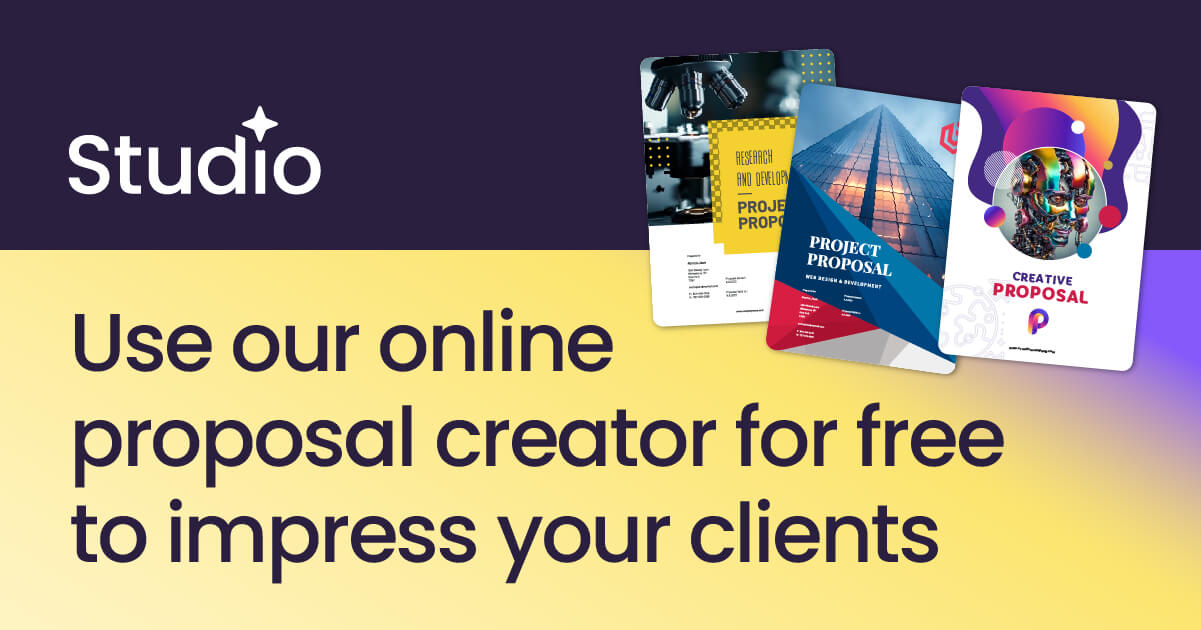 Free Online Proposal Creator - Creative Fabrica