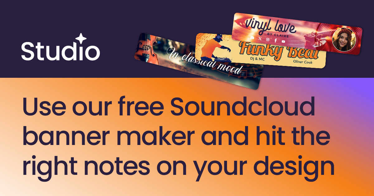 Free Soundcloud Banner Maker - Creative Fabrica