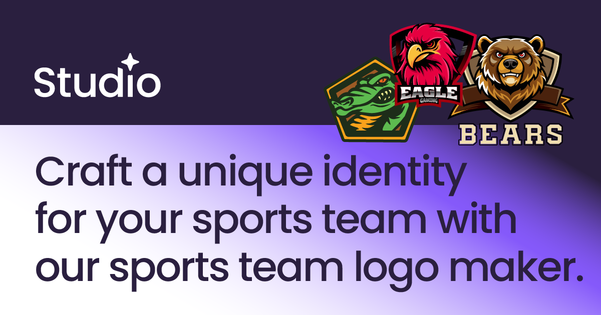 Free Sports Team Logo Maker Online - Creative Fabrica