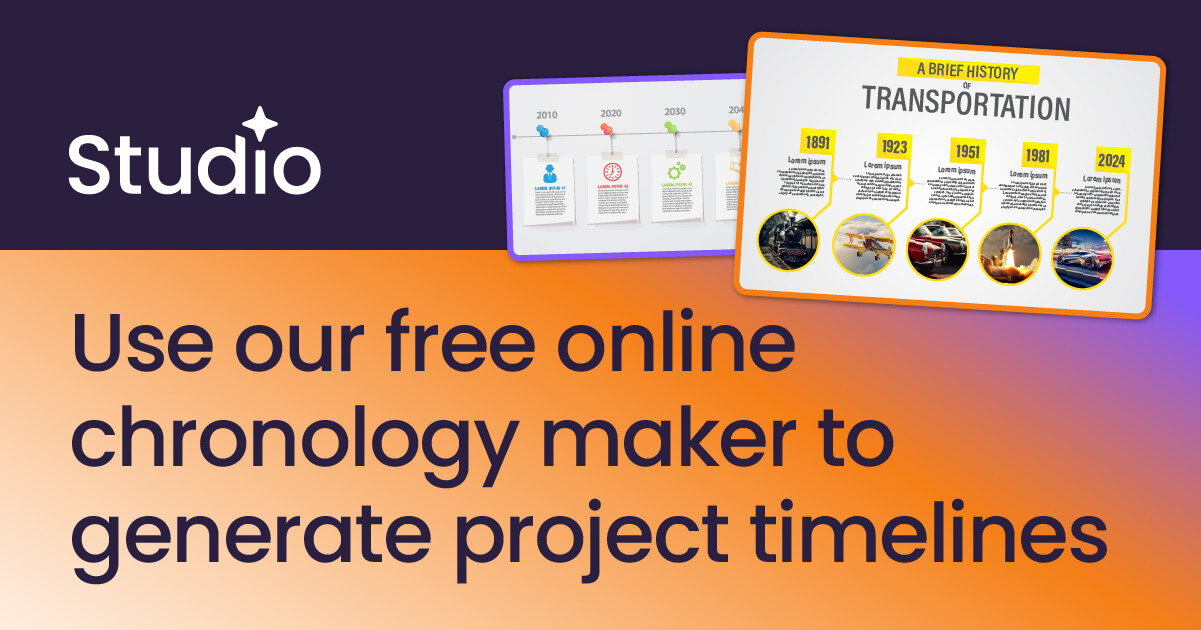 Free Online Timeline Maker - Creative Fabrica