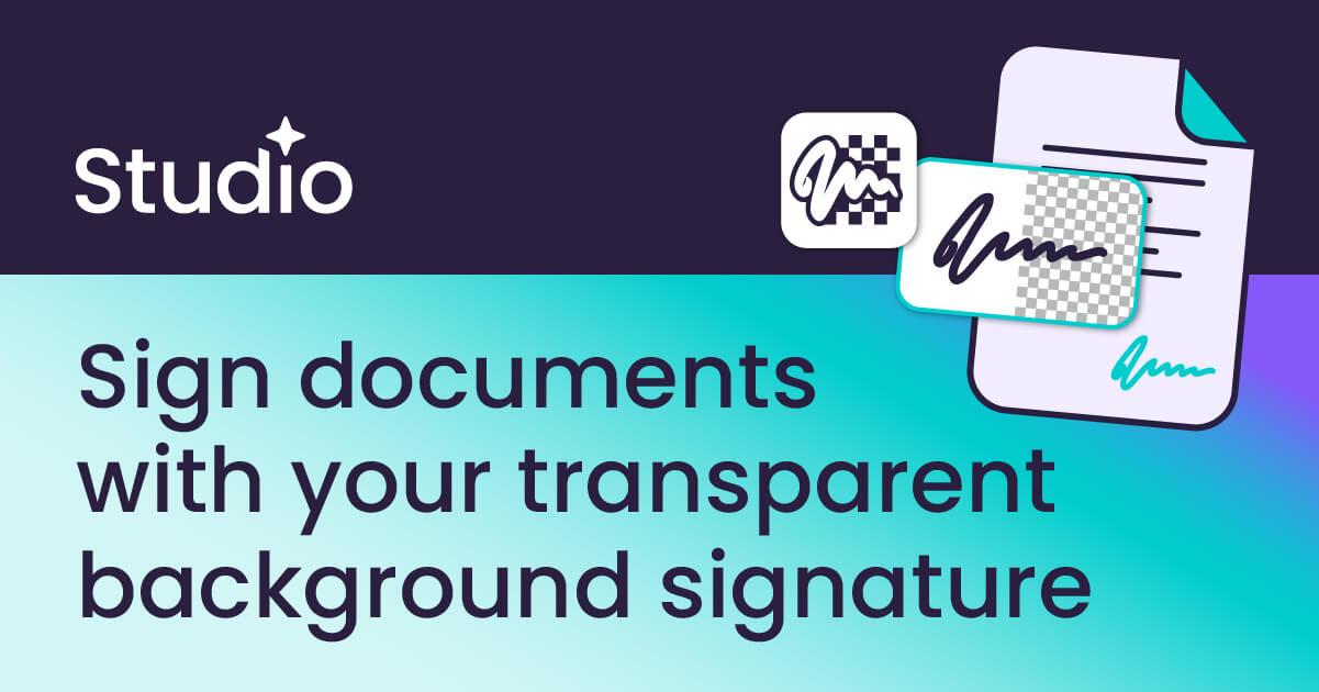 Make Transparent Signature Background - Creative Fabrica