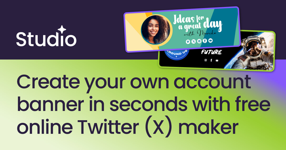 Free Twitter (X) Header Maker - Creative Fabrica
