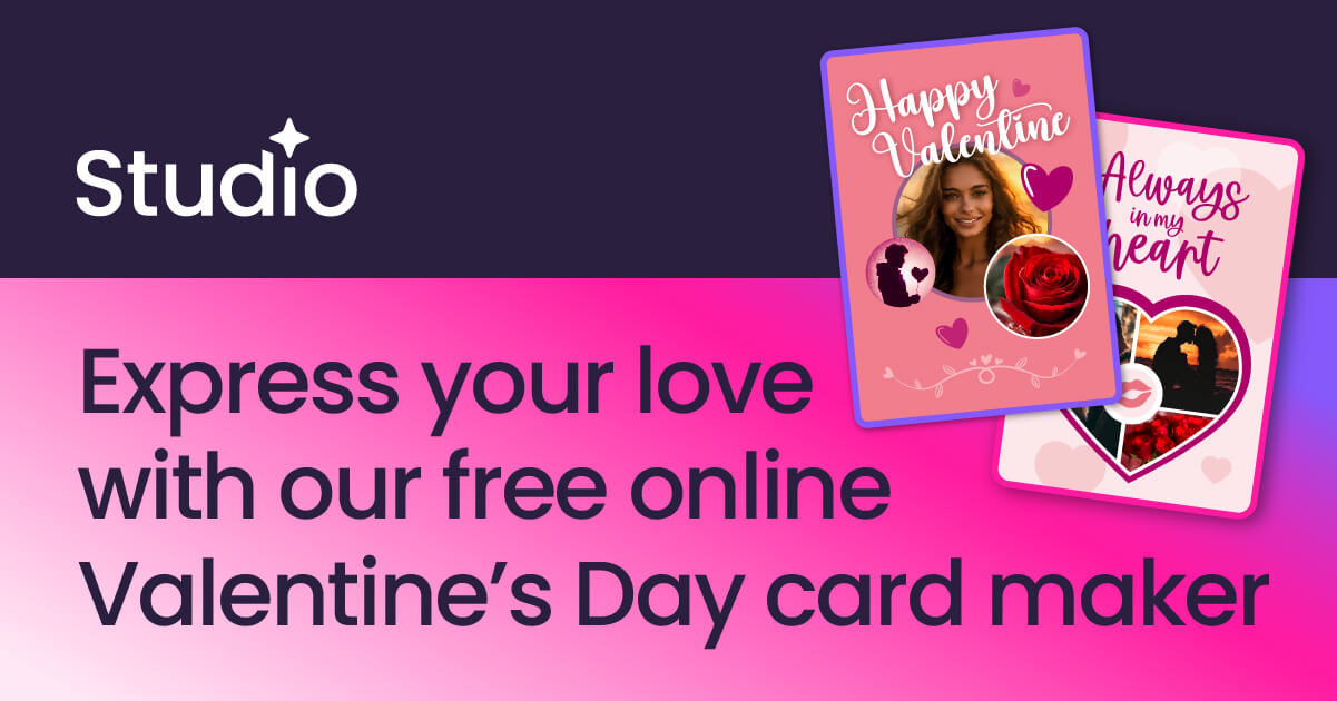 Free Online Valentine’s Day Card Maker - Creative Fabrica