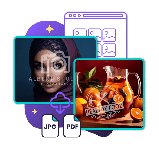 Watermark to Photos - Use our Online Feature for Free by Creative Fabrica