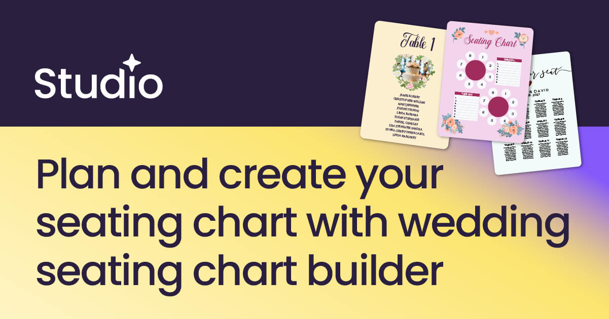 Free Online Wedding Seating Chart Builder - Creative Fabrica