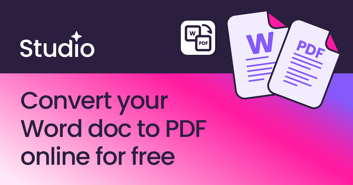 Free Word To PDF Converter Online - Creative Fabrica