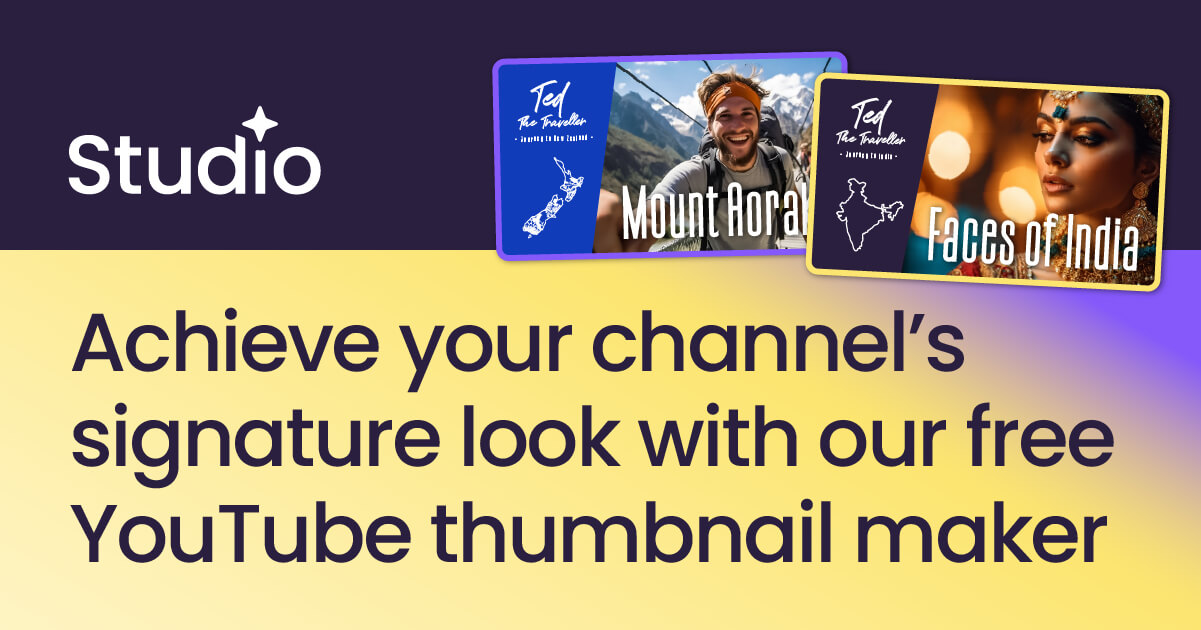 Free YouTube Thumbnail Maker - Creative Fabrica